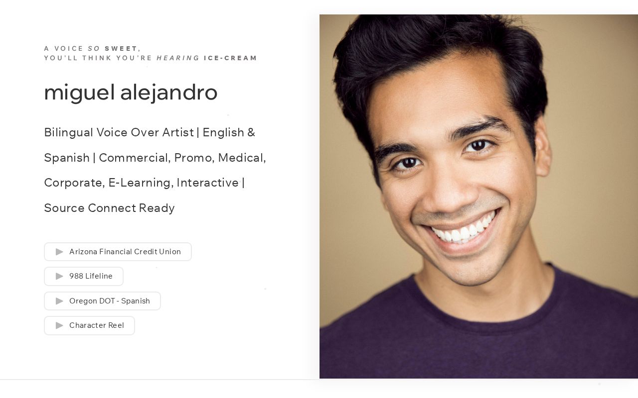 Miguel Alejandro VO